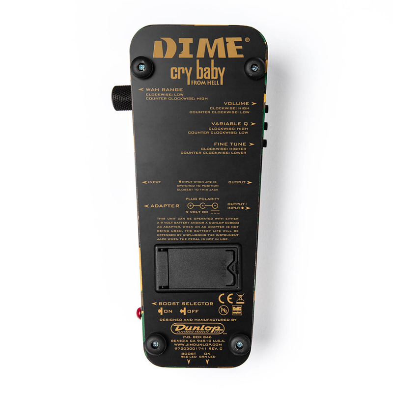 مشخصات و قیمت خرید افکت گیتار دانلوپ مدل Dunlop DB01 Dimebag Cry Baby ...