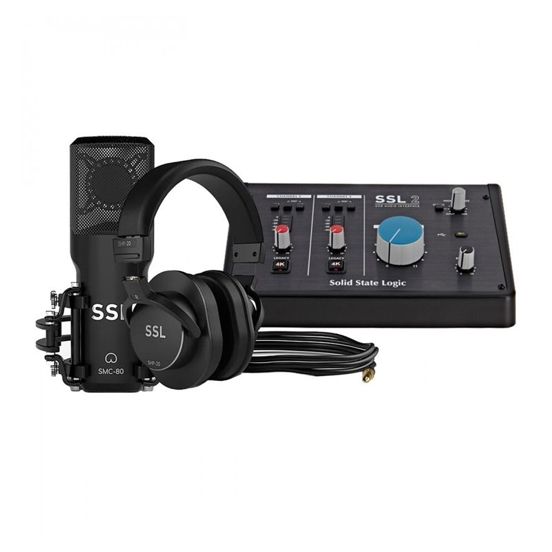 قیمت خرید فروش کارت صدا اس اس ال Solid State Logic SSL 2 Recording Pack