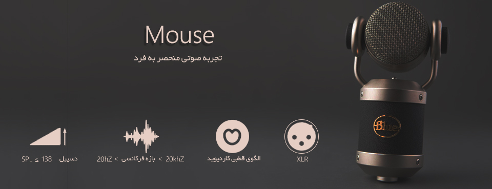 قیمت خرید فروش میکروفن بلو Blue Mouse